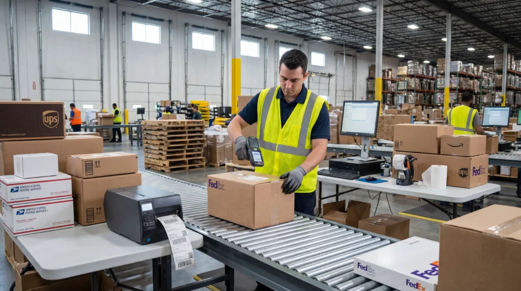 Streamline Multi-Carrier Shipping with Seamless WMS Integration | Logimax